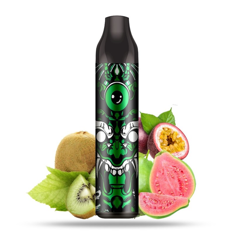 4500 Puffs Disposable Electronic Vape Pen Kiwi Flavor Pod Stick 6 ...